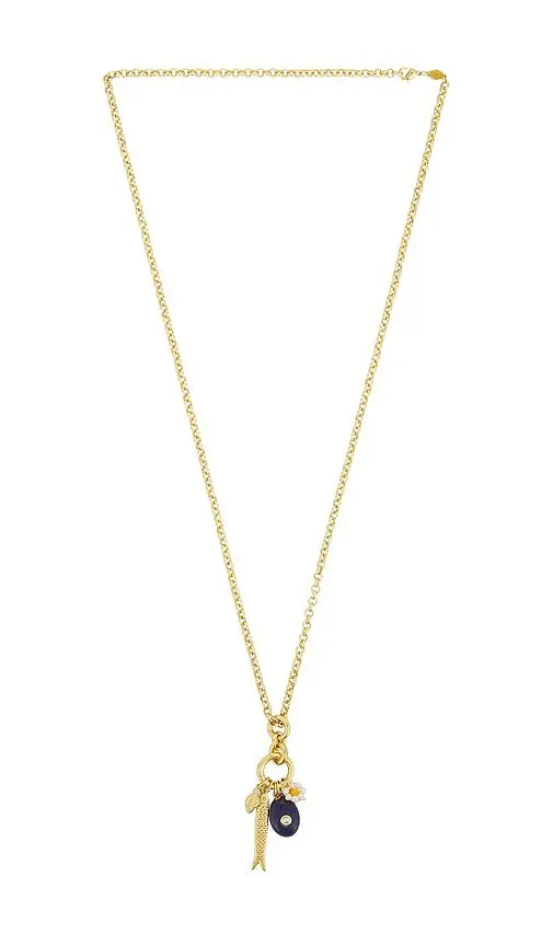 Anni Lu Swimclub Necklace In Metallic - Gold