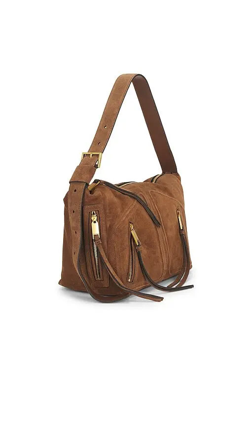 ALLSAINTS Jean Rey Suede Shoulder Bag