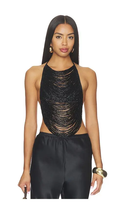 Cult Gaia Tanner Top - Black