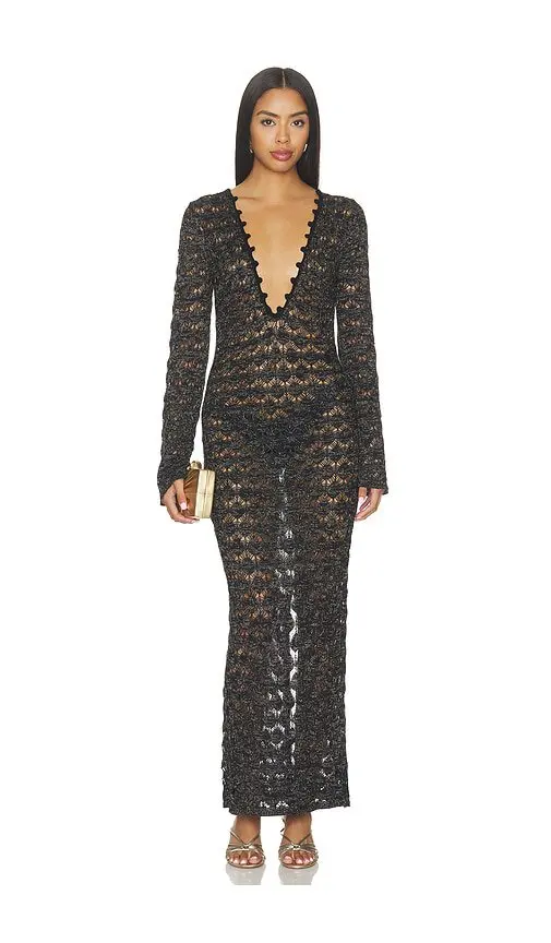 I.AM.GIA Sienna" Maxi Dress - Black