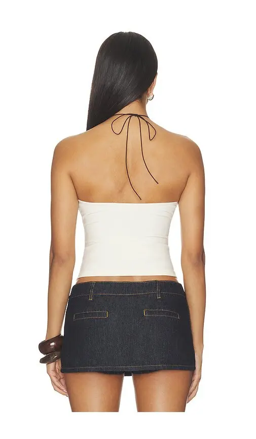I.AM.GIA Halterneck Top With Cut-out Detailing