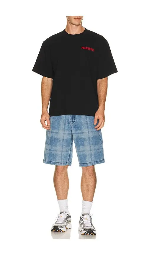 PLEASURES Experiment Jorts In Blue