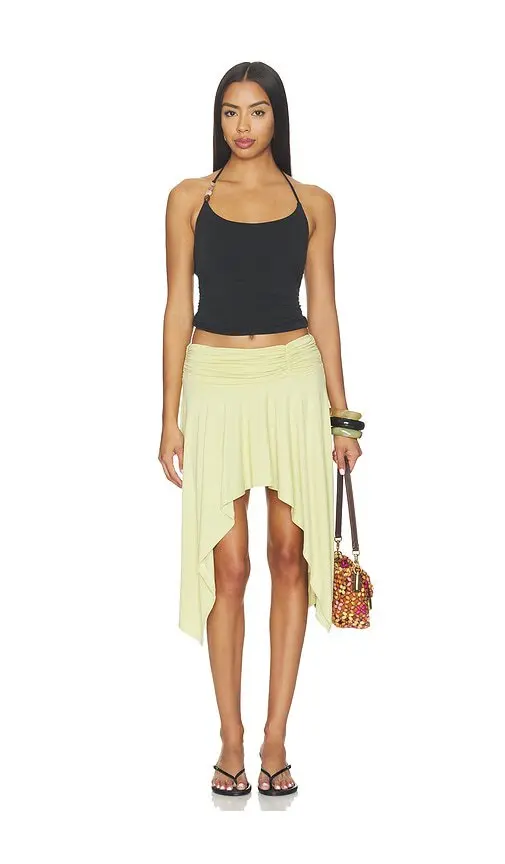 Free People Toni Beaded Halterneck Tank