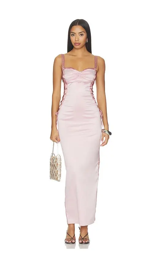 I.AM.GIA Ashlee Maxi Dress With Lace-up Detail