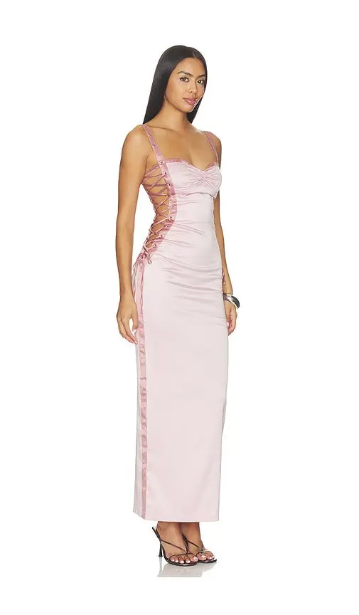 I.AM.GIA Ashlee Maxi Dress With Lace-up Detail