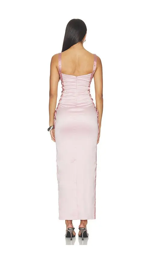 I.AM.GIA Ashlee Maxi Dress With Lace-up Detail
