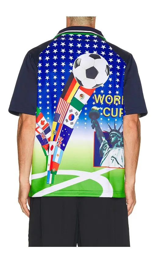 PLEASURES Flags Jersey In Blue