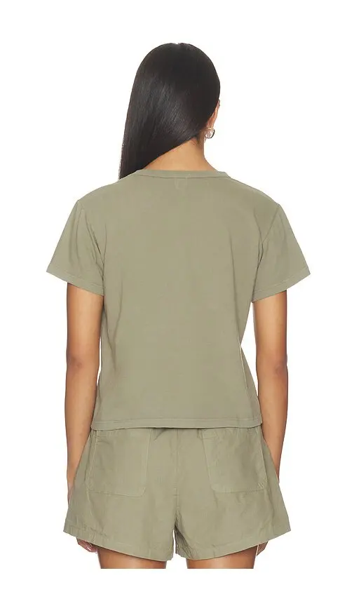 LESET The Margo Tee In Taupe
