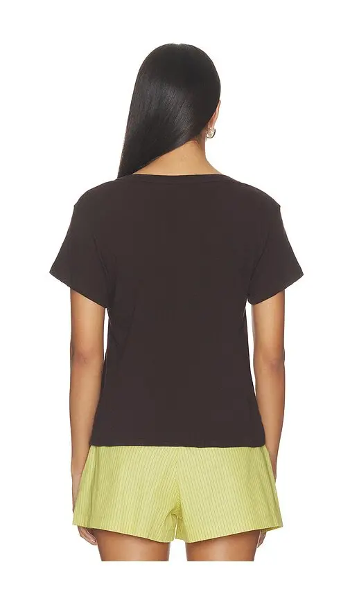 LESET Laura V Neck Tee