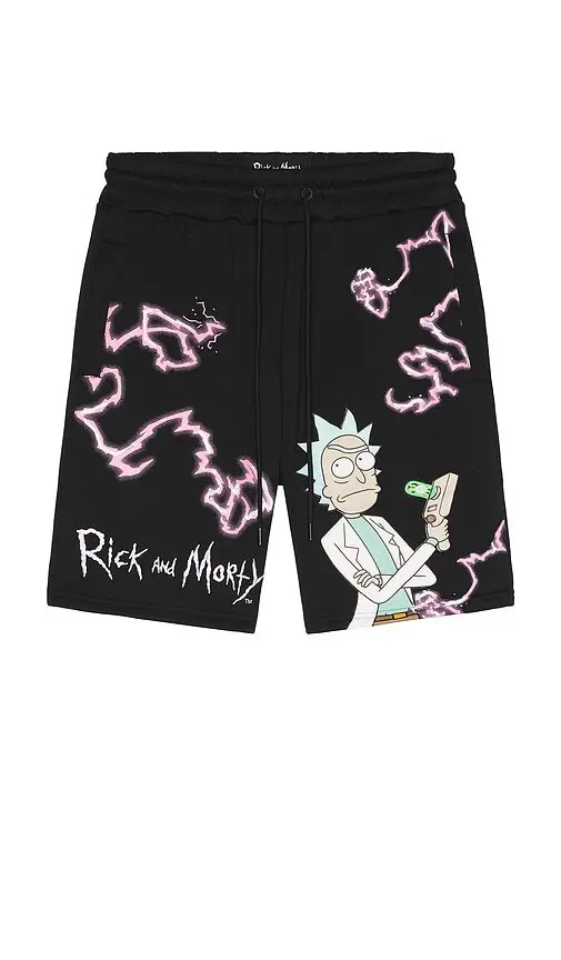 REASON Rick And Morty Fleece Shorts