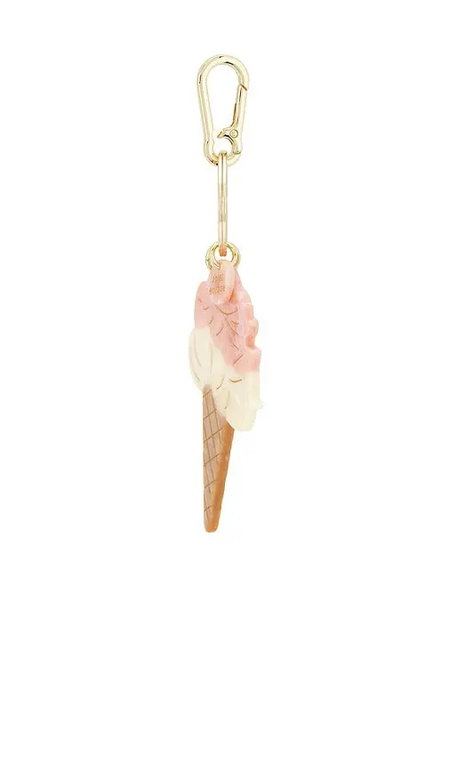 SOLAR ECLIPSE Hand-painted Gelato Bag Charm + Keychain In Multi