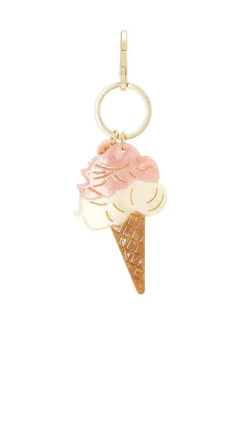 SOLAR ECLIPSE Hand-painted Gelato Bag Charm + Keychain In Multi