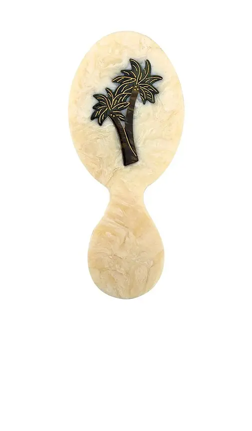 SOLAR ECLIPSE Hand-painted Palm Trees Handbag Hero Brush In Multi - N,a