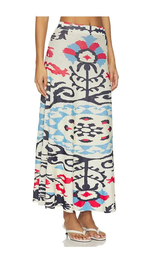 Misa Ocean Midi Skirt