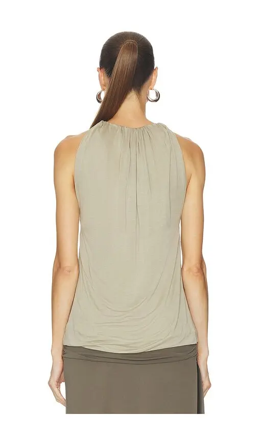 GEEL Perla Top In Olive