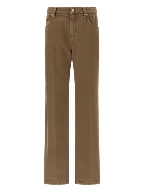 HAIKURE Five-pocket Jeans - Brown