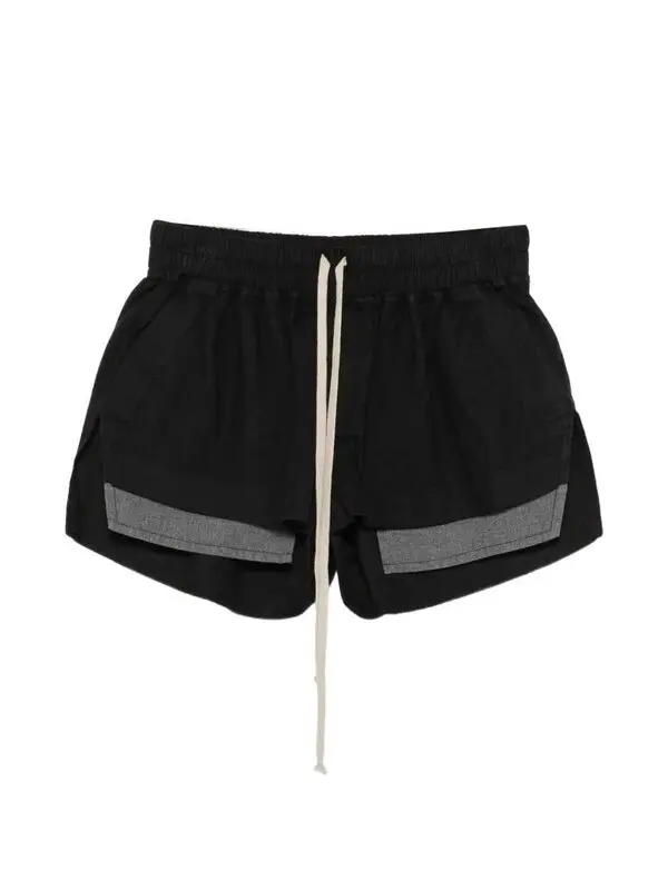 Rick Owens Silk Drawstring Shorts