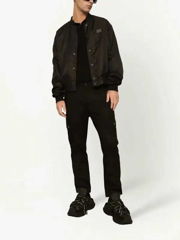 Dolce & Gabbana Virgin Wool Polo With Logo