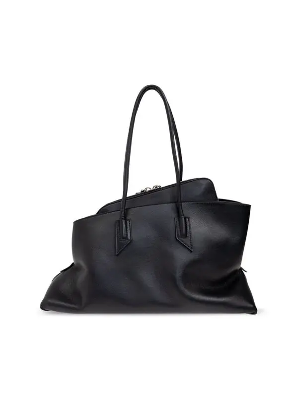 Attico La Passeggiata Top Medium Shoulder Bag - Black