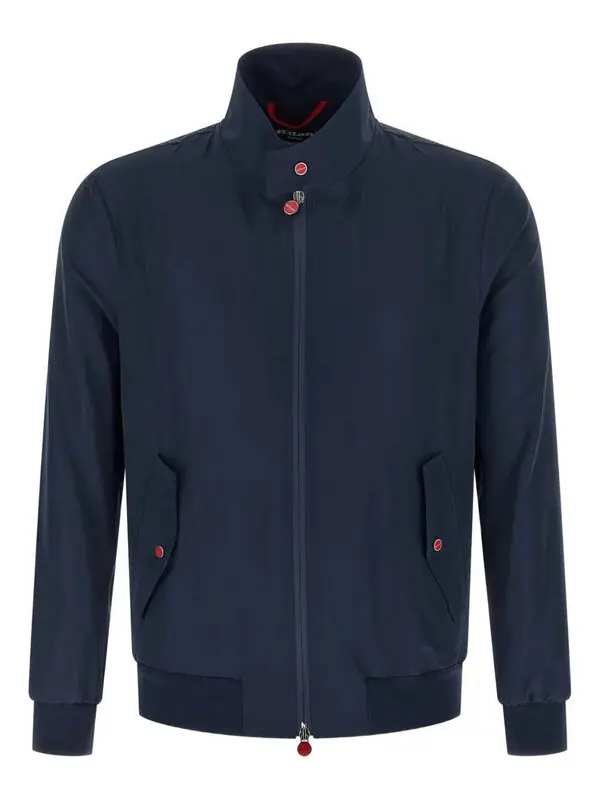 Kiton Cima Jacket With Mandarin Collar