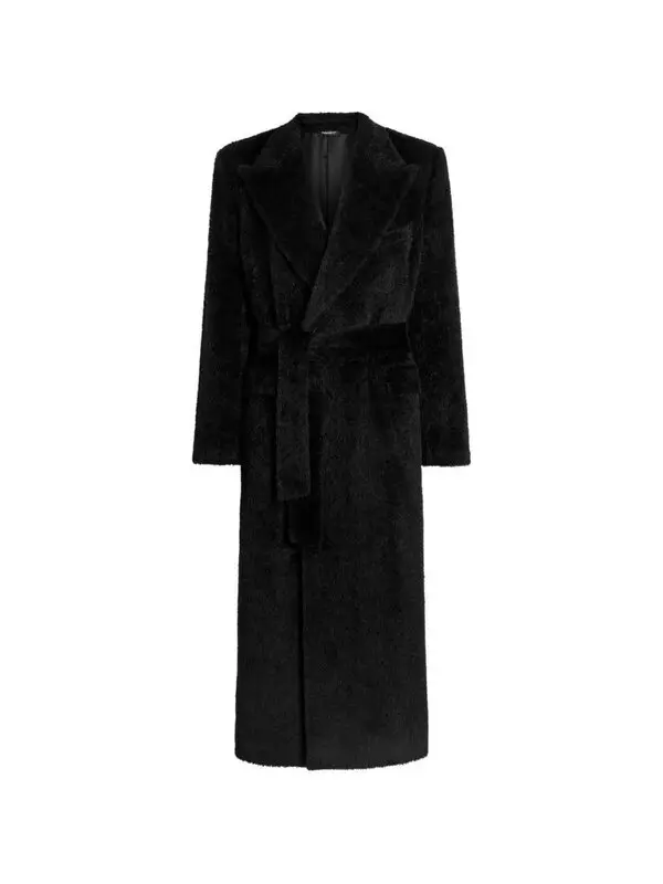 Brunello Cucinelli Kiton Double-breasted Coat - Black