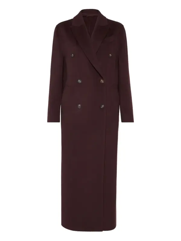 LARDINI Double-breasted Coat - Red