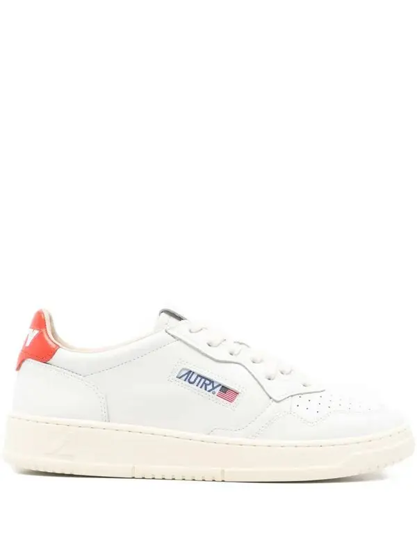 AUTRY Perforated Medalist Sneakers - White