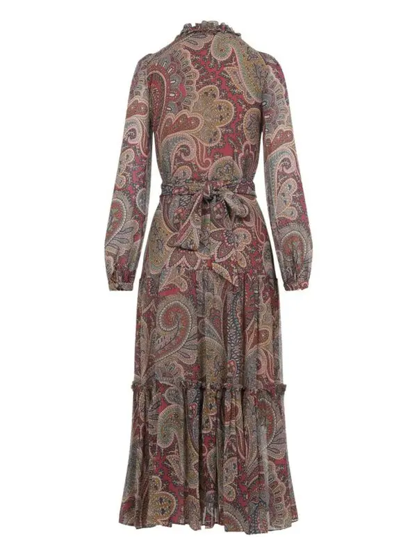 Etro Long Dress With Paisley Print