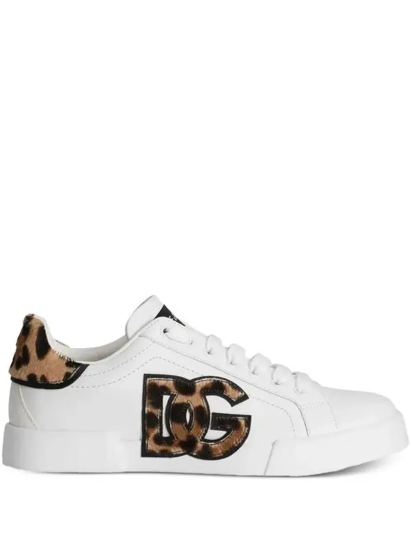 Dolce & Gabbana Sneakers With Logo Appliqu - White