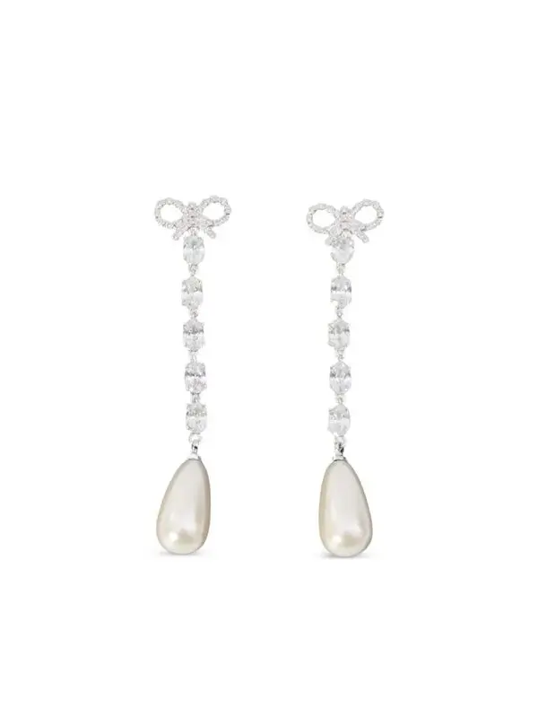 SELF-PORTRAIT Drop Earrings - Metallic