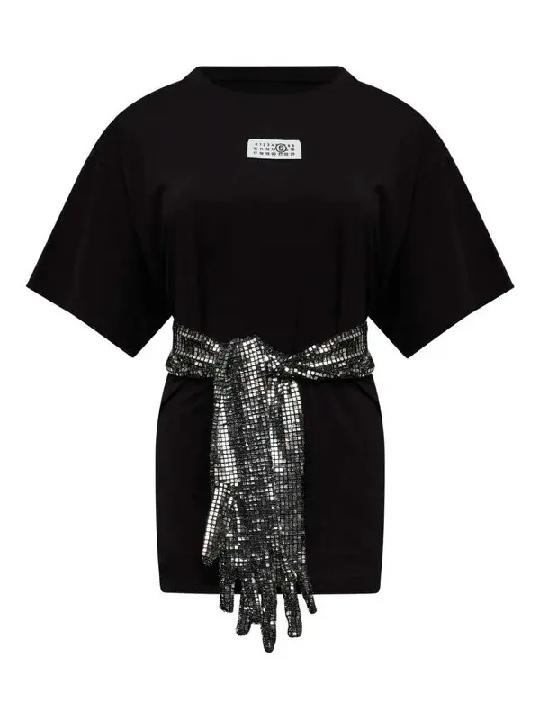 MAISON MARGIELA Sequined Sweater - Black
