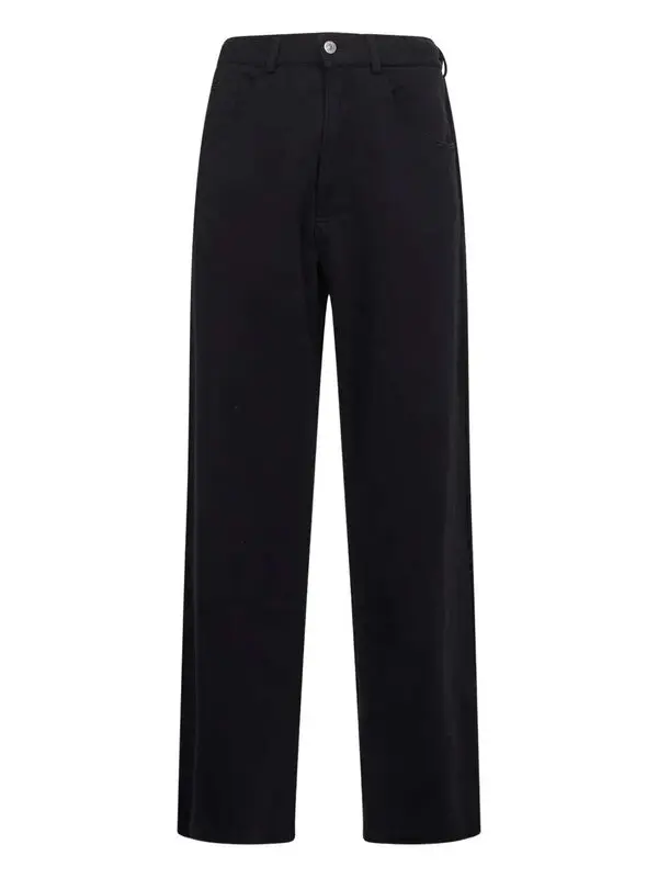 MAISON MARGIELA Cotton Trousers - Black