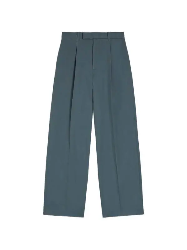 MAISON MARGIELA Cotton Trousers - Blue