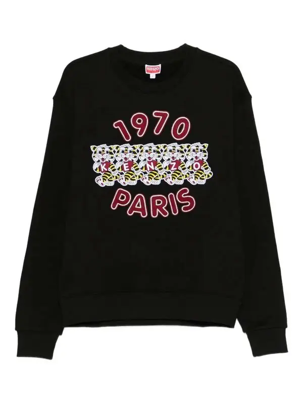 Kenzo Embroidered Sweatshirt - Black