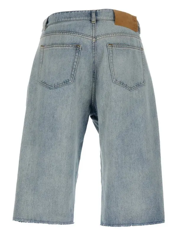 MAISON MARGIELA Bermuda Shorts With Logo Appliqu