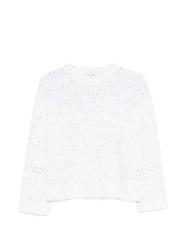 MAISON MARGIELA Crewneck Sweater - White