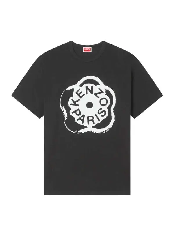 Kenzo Loose-fitting Cotton T-shirt "boke Flower 2.0 - Black