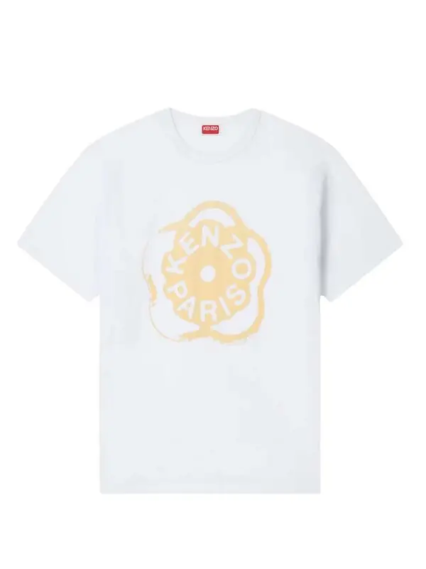 Kenzo Loose-fitting Cotton T-shirt "boke Flower 2.0 - White