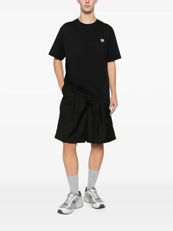Kenzo T-shirt With Embroidered Appliqu - Black