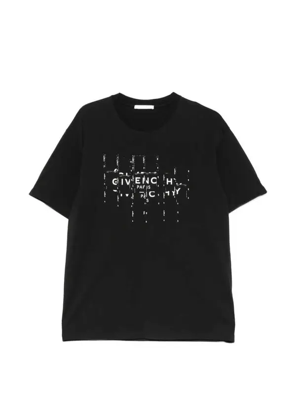 GOLDEN GOOSE Graphic Print Cotton T-shirt - Black