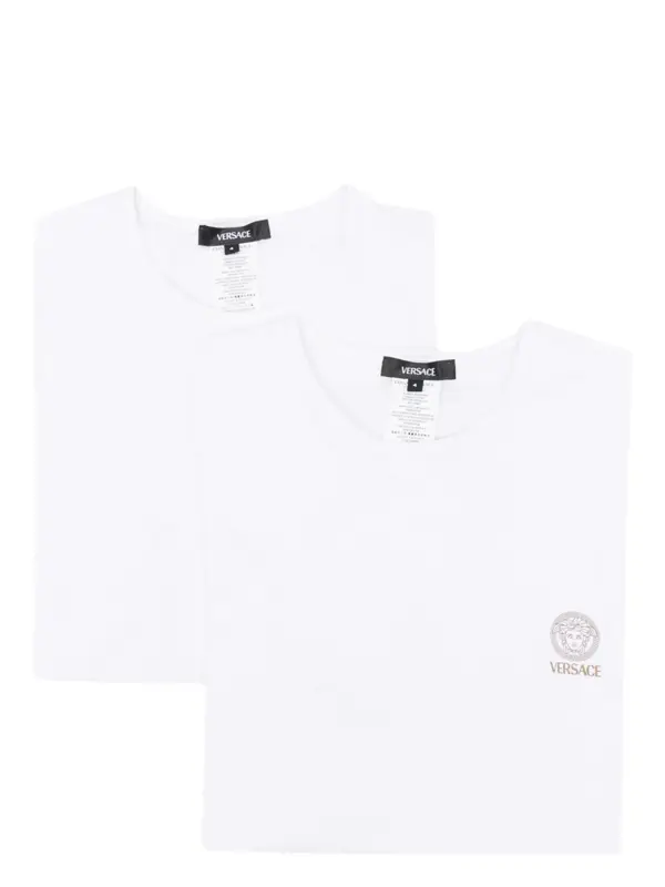 Versace Set Of 2 Printed T-shirts - White