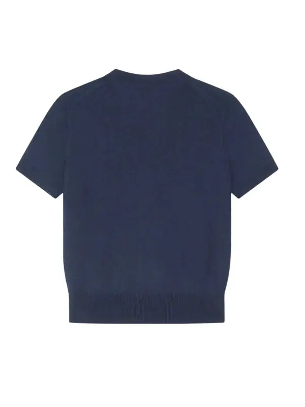 Kenzo Boke Flower" Merino Wool Short-sleeve Top