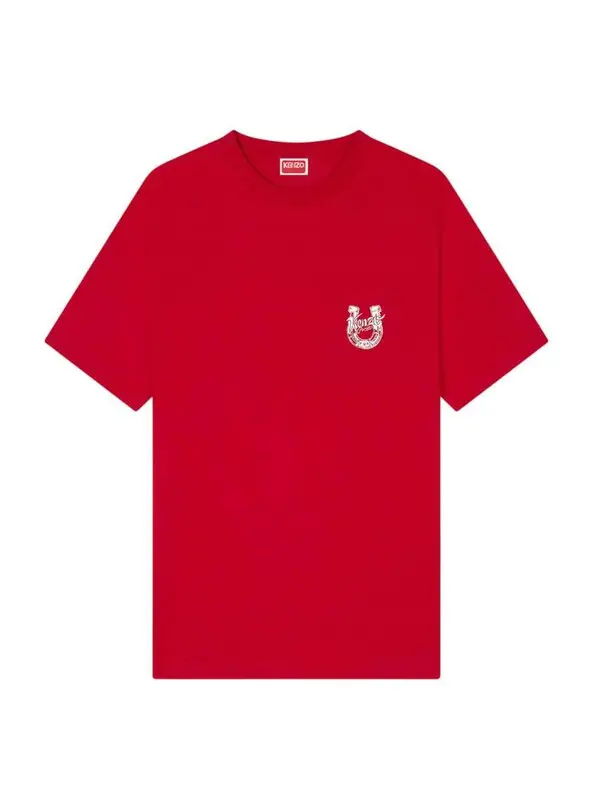 Kenzo Lunar New Year Cotton T-shirt - Red