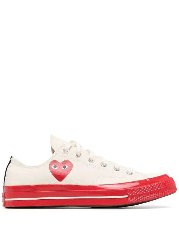 Play Comme Des Garcon Chuck 70 Sneakers - White