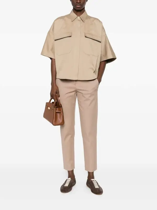 Brunello Cucinelli Pocket Shirt - Brown