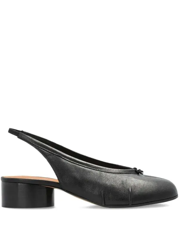 MAISON MARGIELA Tabi Pumps With 30mm Back Strap - Black