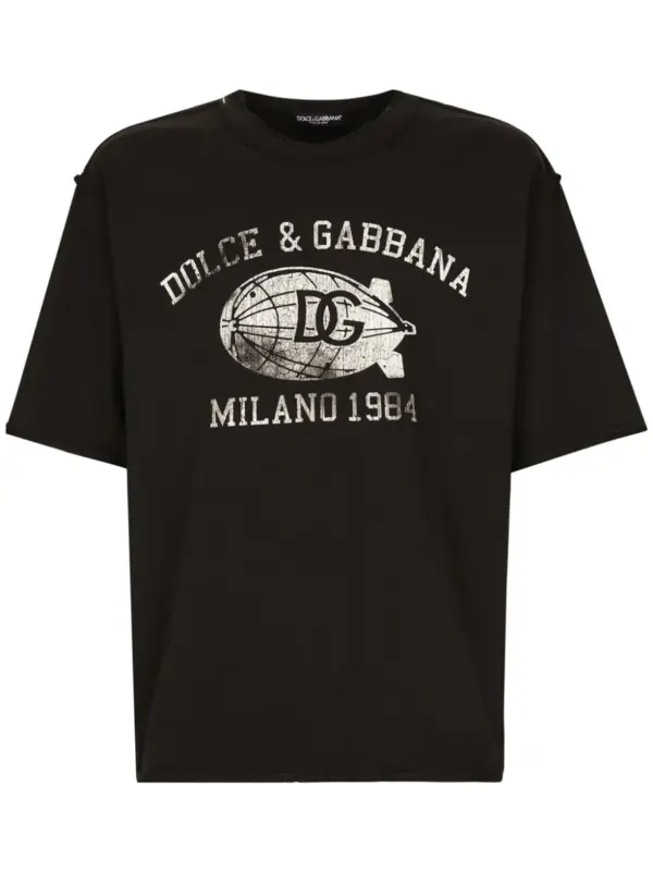 MAISON MARGIELA T-shirt With Print - Black