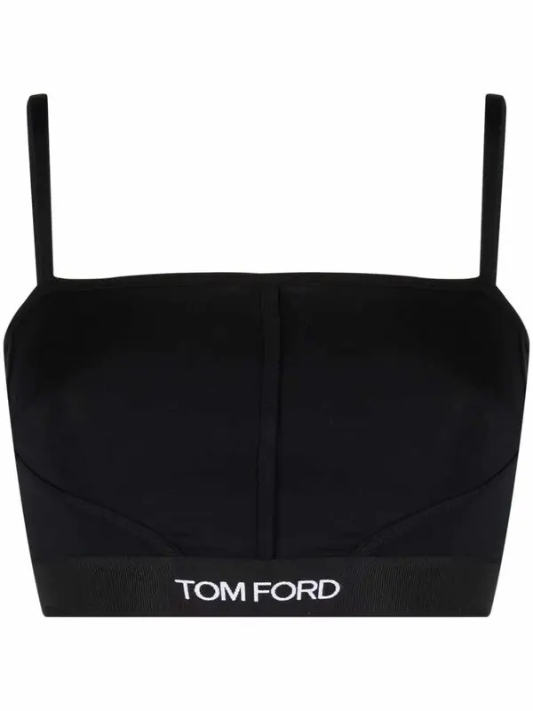 TOM FORD Logo Top - Black