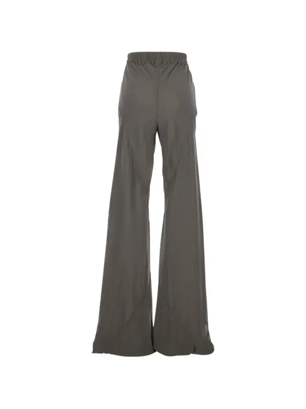Rick Owens Flared Trousers With Drawstring