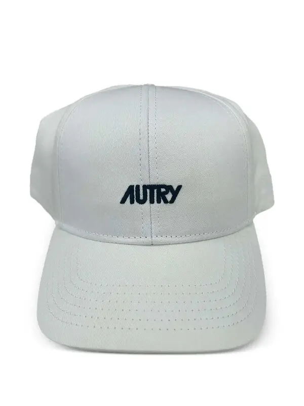 AUTRY Embroidered Baseball Cap - White